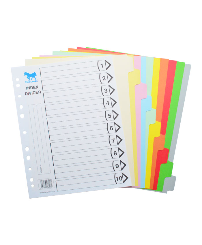 COLOUR INDEX 10'S 10 sheets